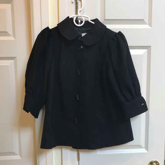 Julie Haus | Jackets & Coats | Julie Haus Black Wool Coat | Poshmark